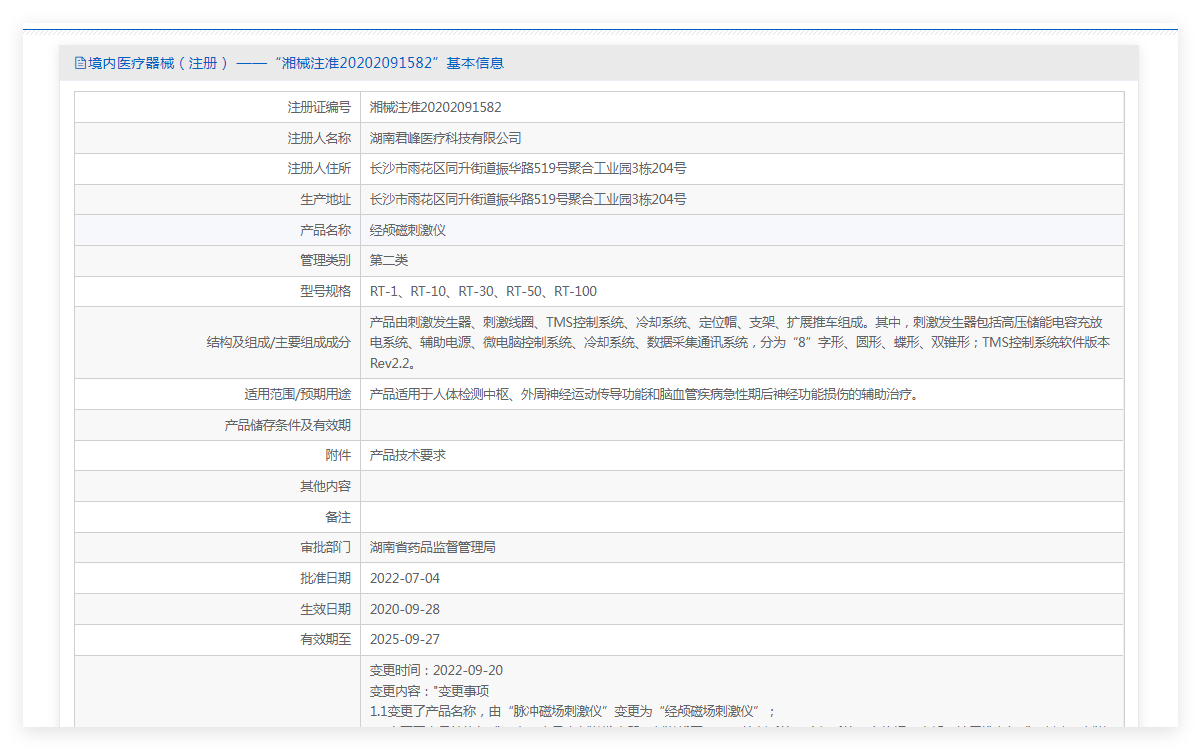君峰 经颅磁刺激仪 RT-50、RT-100-图片|价格|型号|参数|医用-医疗器械行业采购网